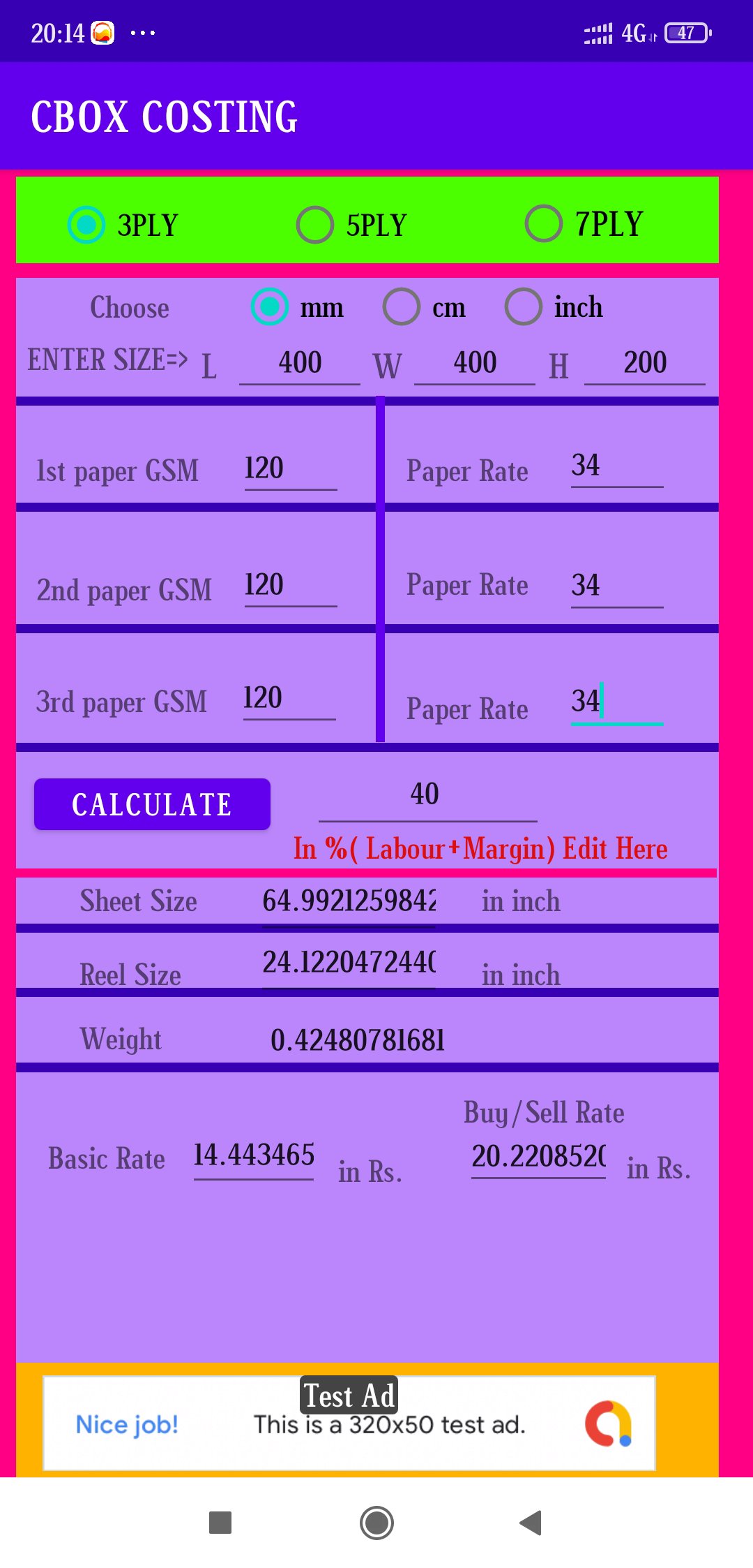 CBOX COSTING APK for Android Download