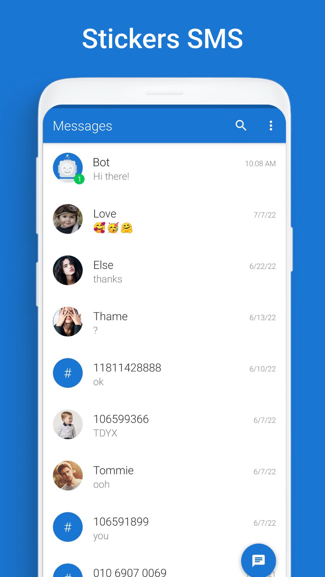 Descarga de APK de Stickers SMS para Android