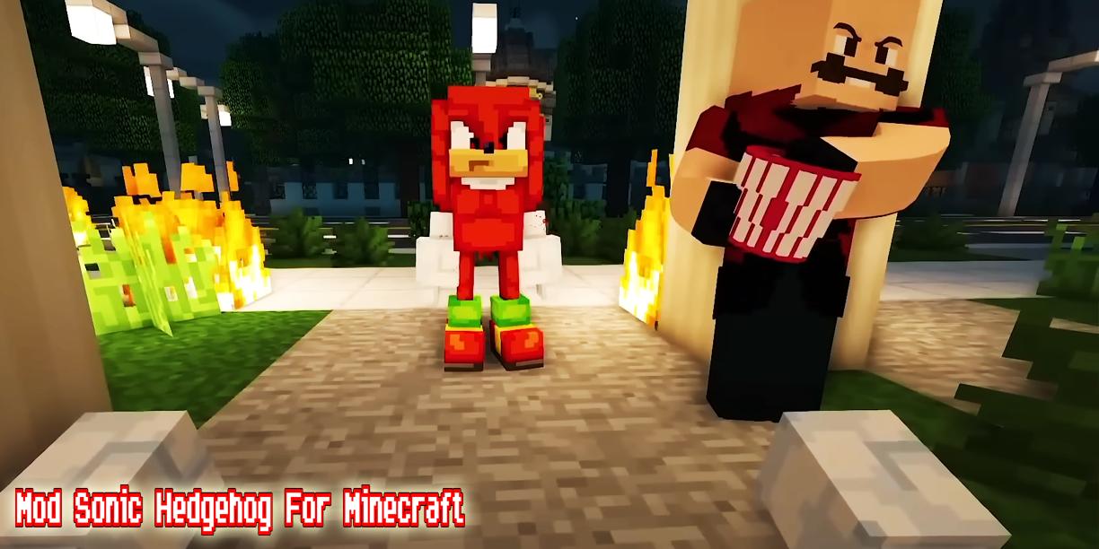 Mod Sonic Hedgehog Minecraft Apk للاندرويد تنزيل