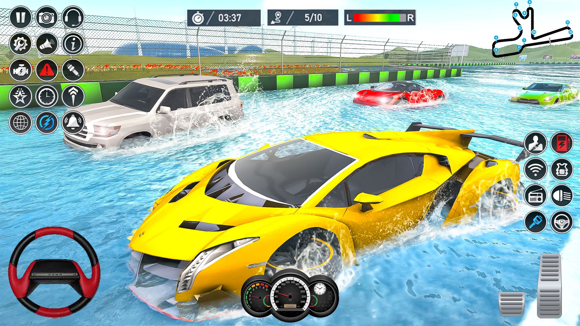 Aqua surfer: water car racing APK for Android Download