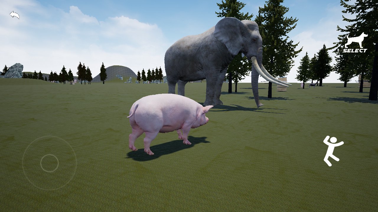 Animals World: Pig Simulator APK للاندرويد تنزيل