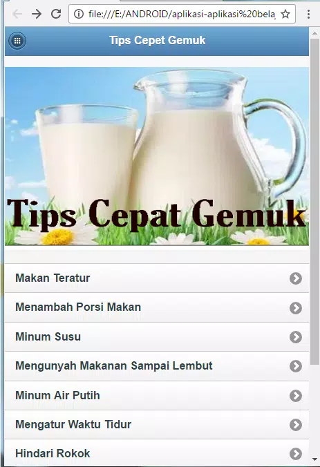 Cara Untuk Gemuk