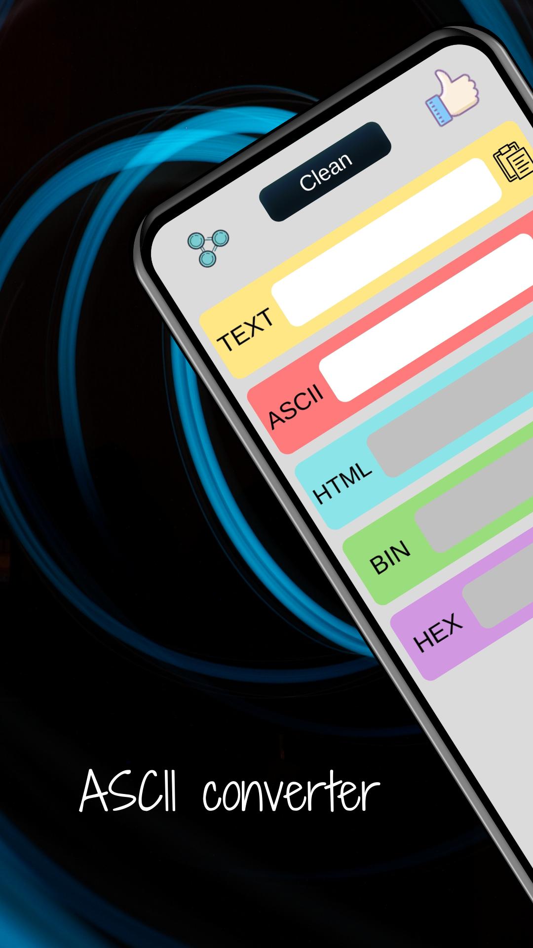 Ascii Converter Text, Binary, Hexadecimal and HTML APK Download for ... Ascii Converter Text, Binary, Hexadecimal and HTML APK Download for ...