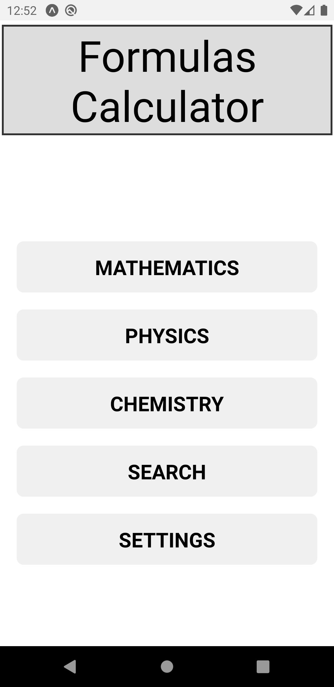 Formulas Calculator APK for Android Download