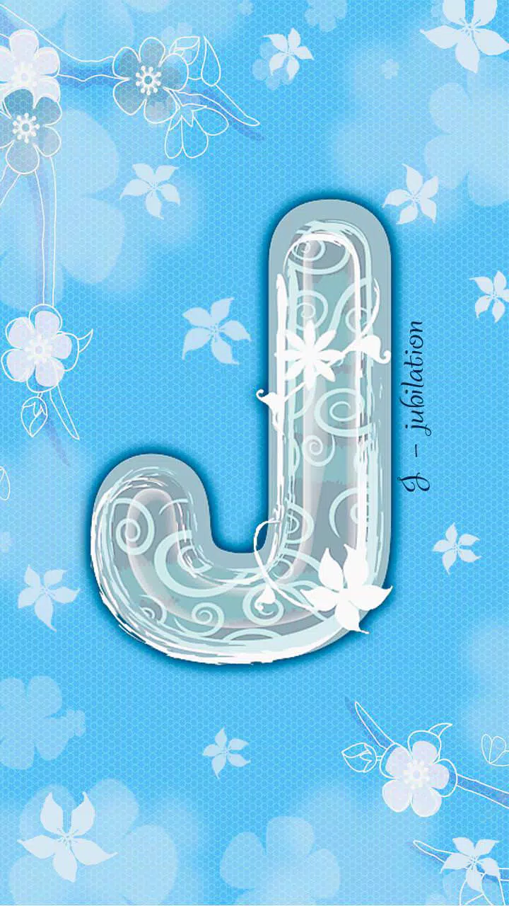 J Letter Design Wallpaper