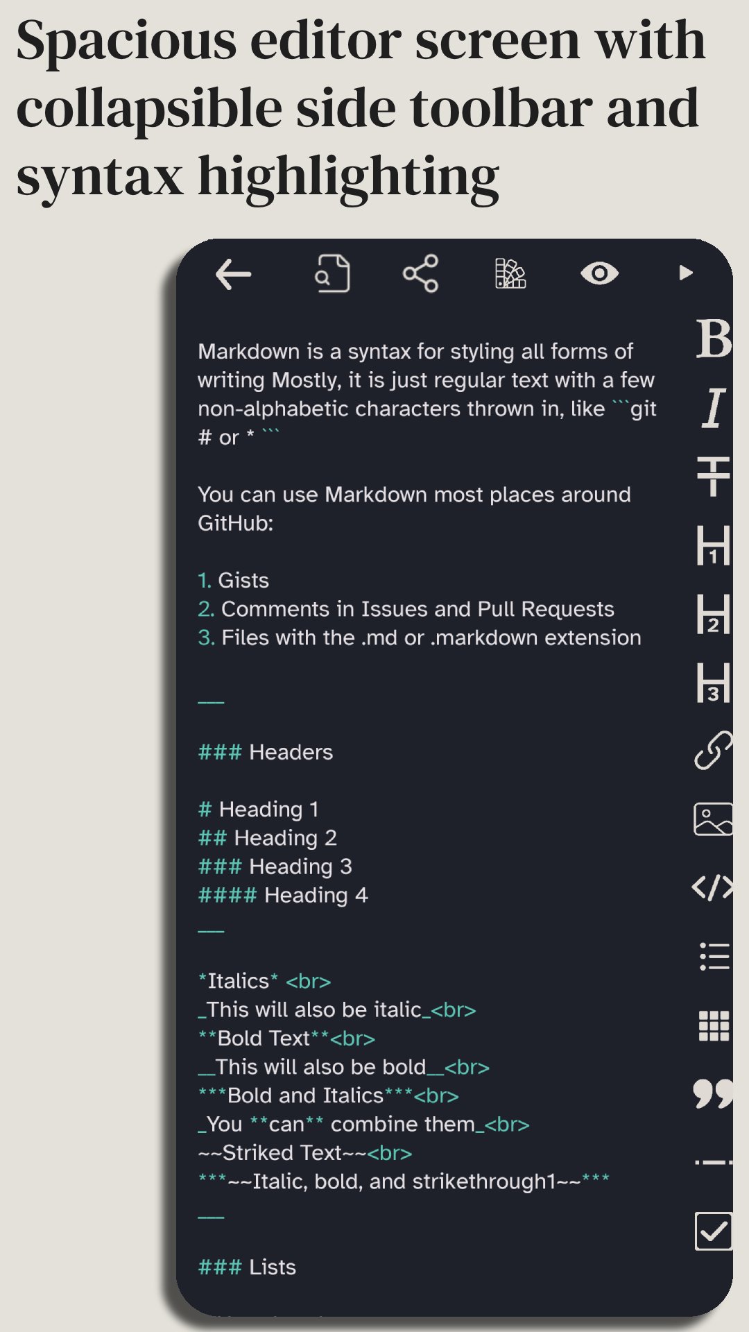 Markdown editor - PocketMark APK for Android Download