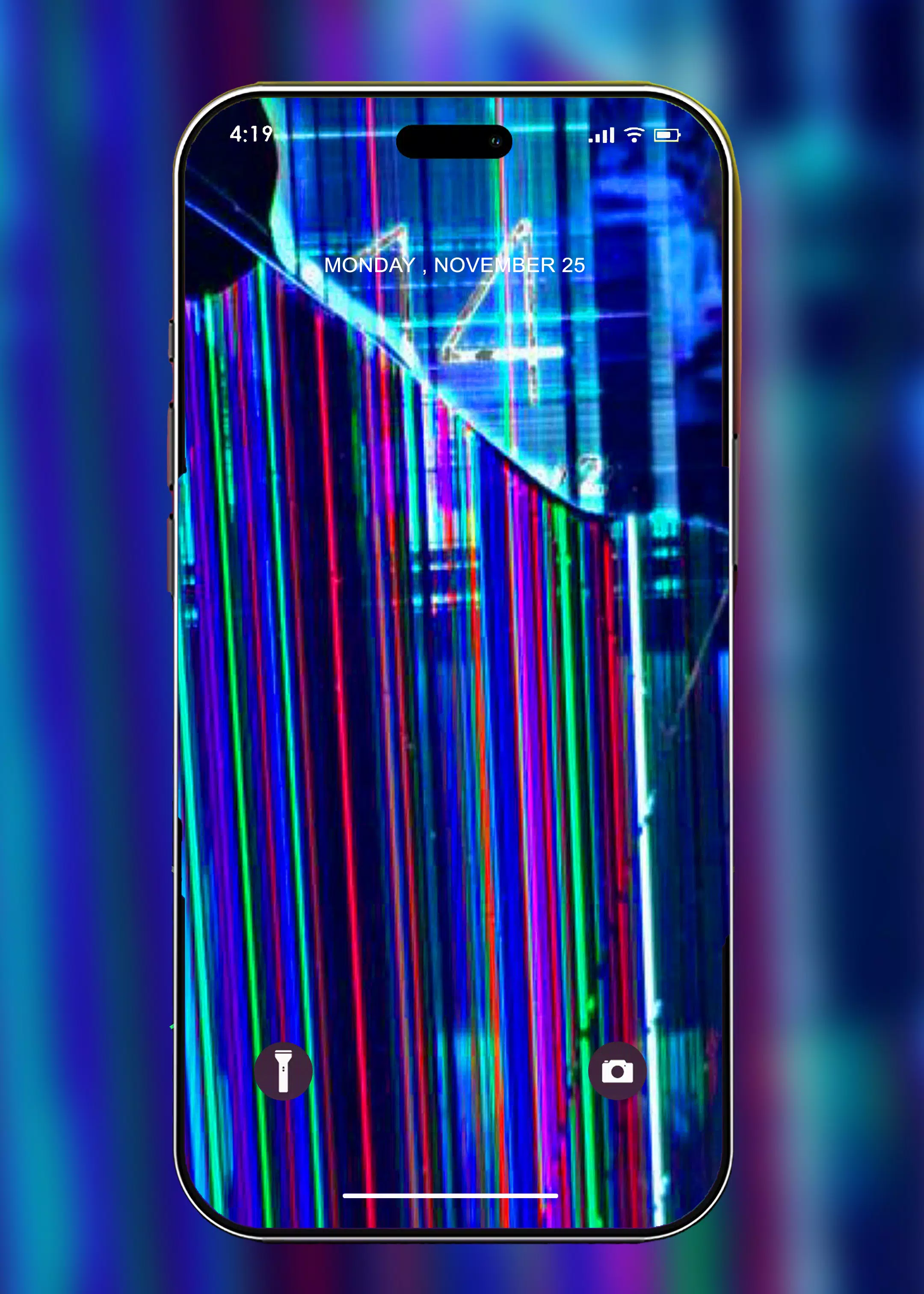 Broken Iphone 4 Screen Wallpaper