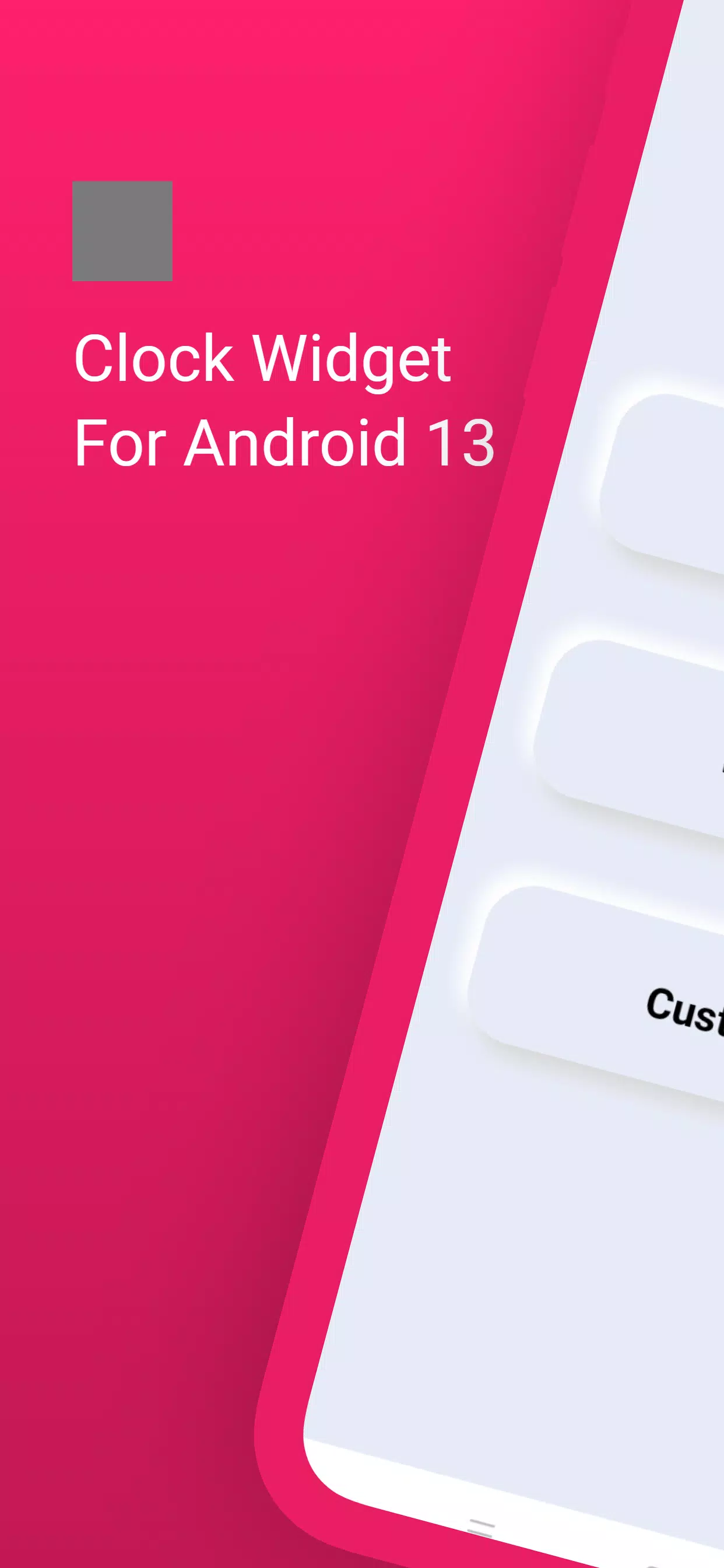Android 13 Clock Widget APK Download for Android - Latest Version
