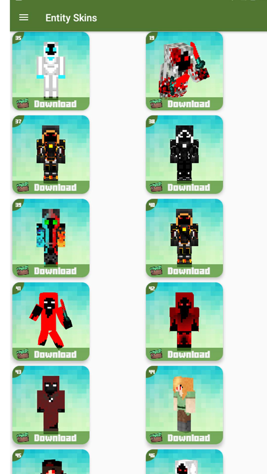 Entity Skin For Minecraft安卓版應用apk下載