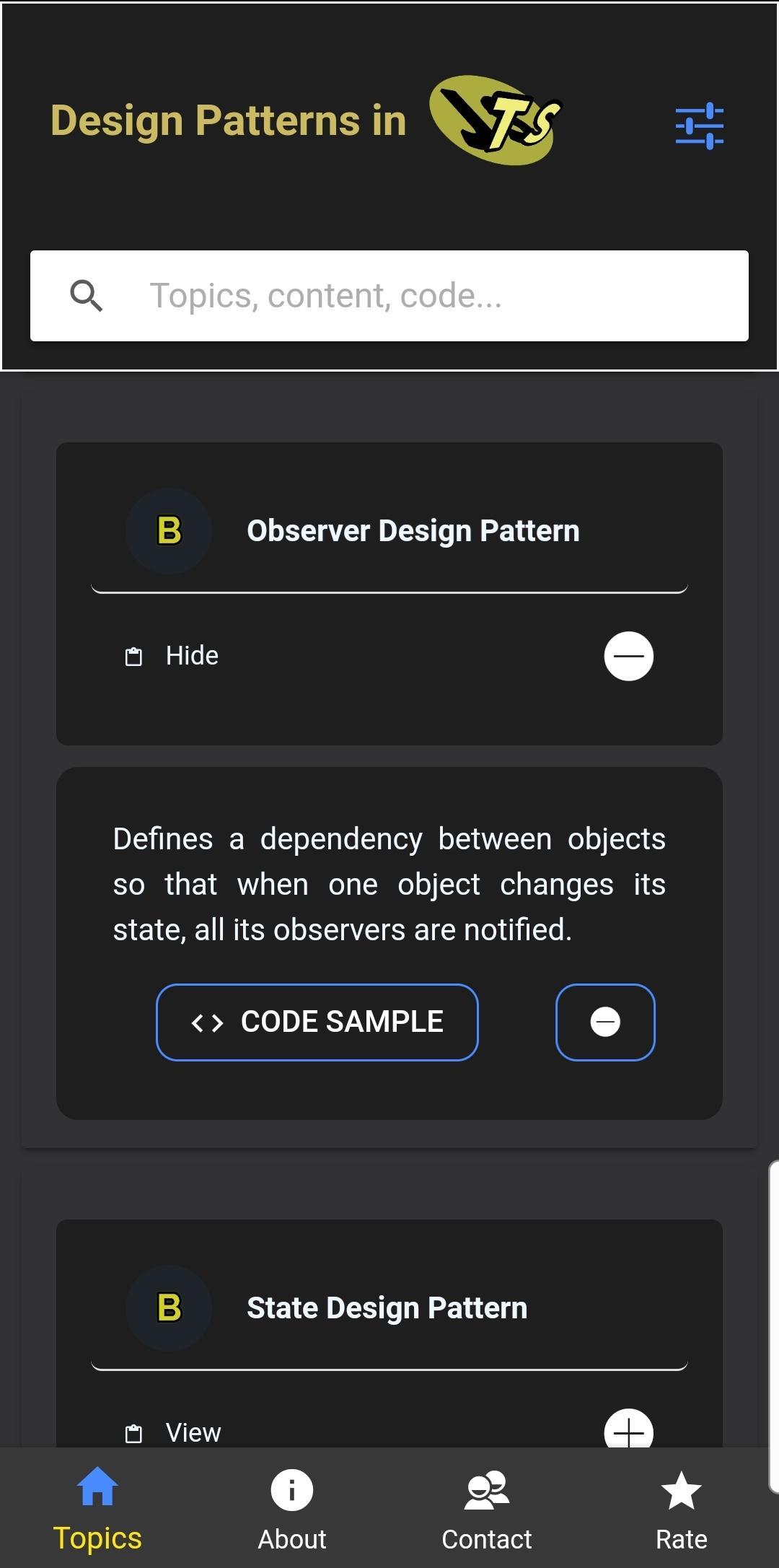 Download do APK de Design Patterns in TypeScript para Android Download do APK de Design Patterns in TypeScript para Android
