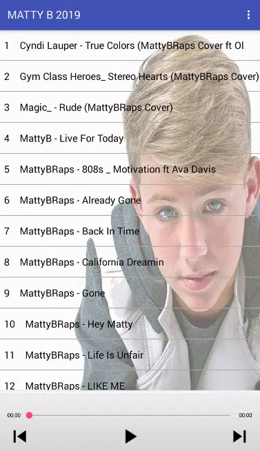 Matty B Songs