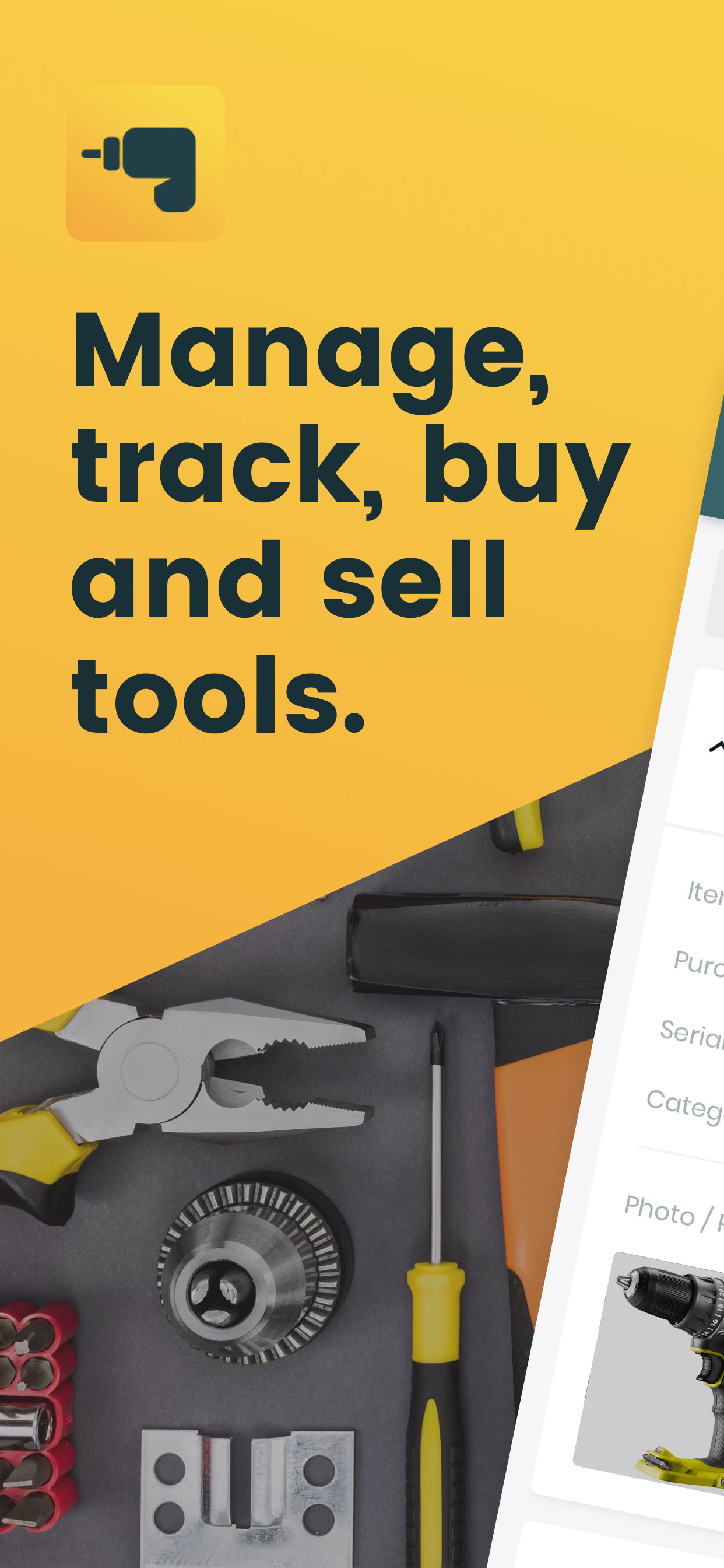 Android向けのMyTool: Total Tool Management APKをダウンロードしましょう