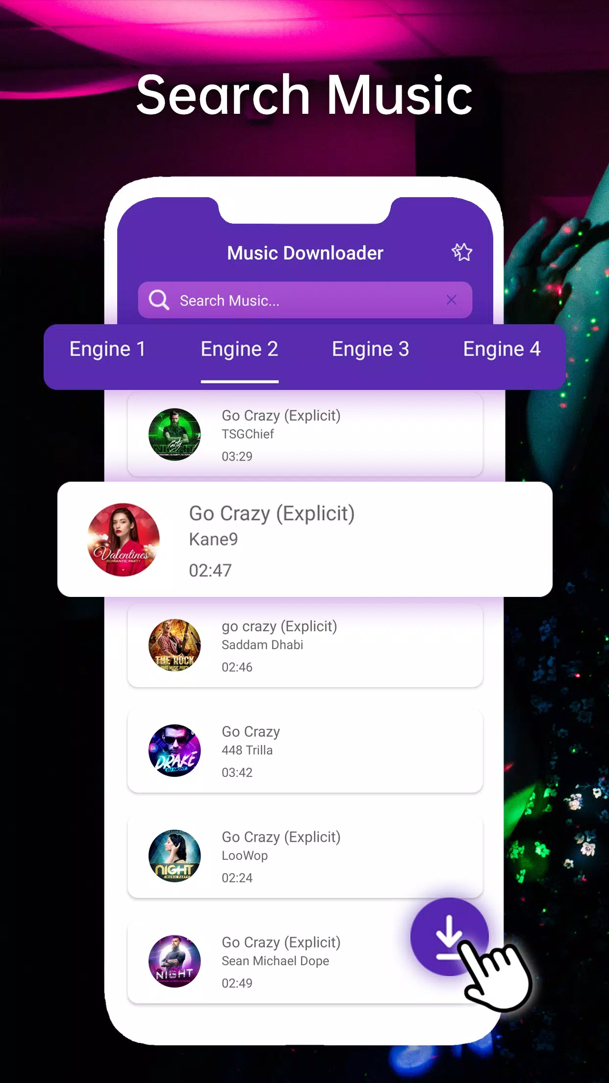 Search And Download Pro Mp3