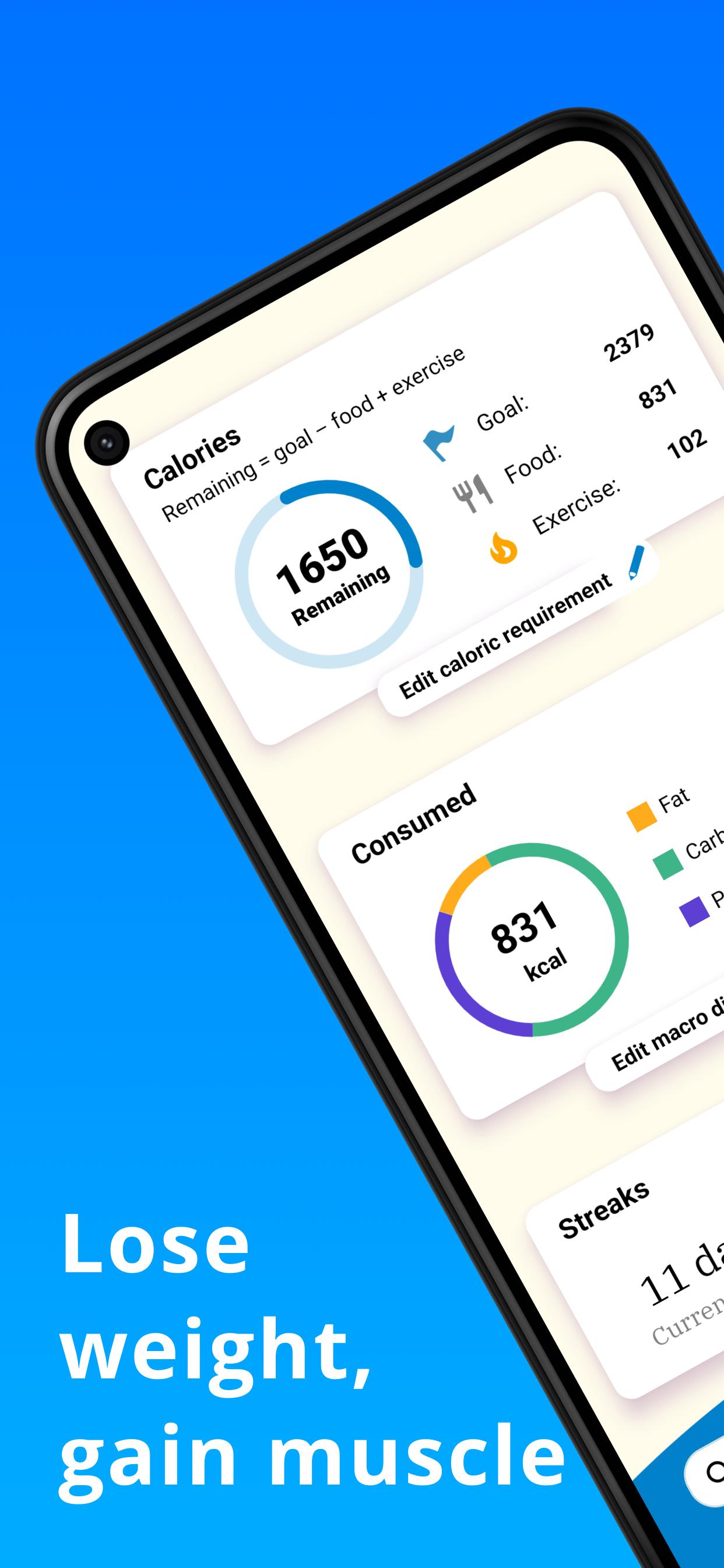 Macro Tracker: Calorie Counter APK للاندرويد تنزيل Macro Tracker: Calorie Counter APK للاندرويد تنزيل