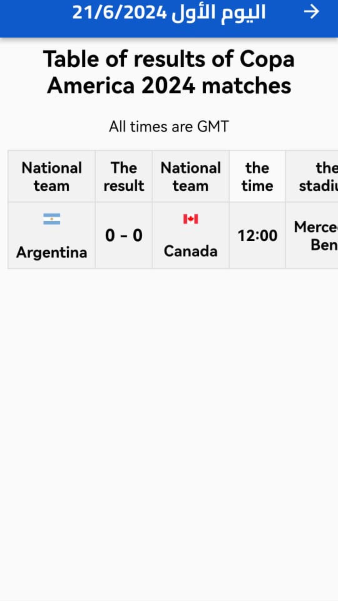 Copa America 2024 Schedule Apk For Android Download