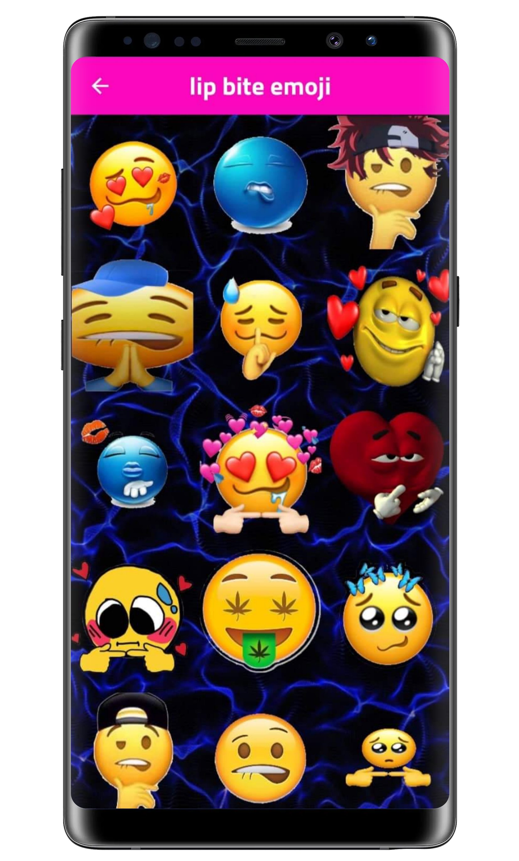 Descarga de APK de lip bite emoji para Android