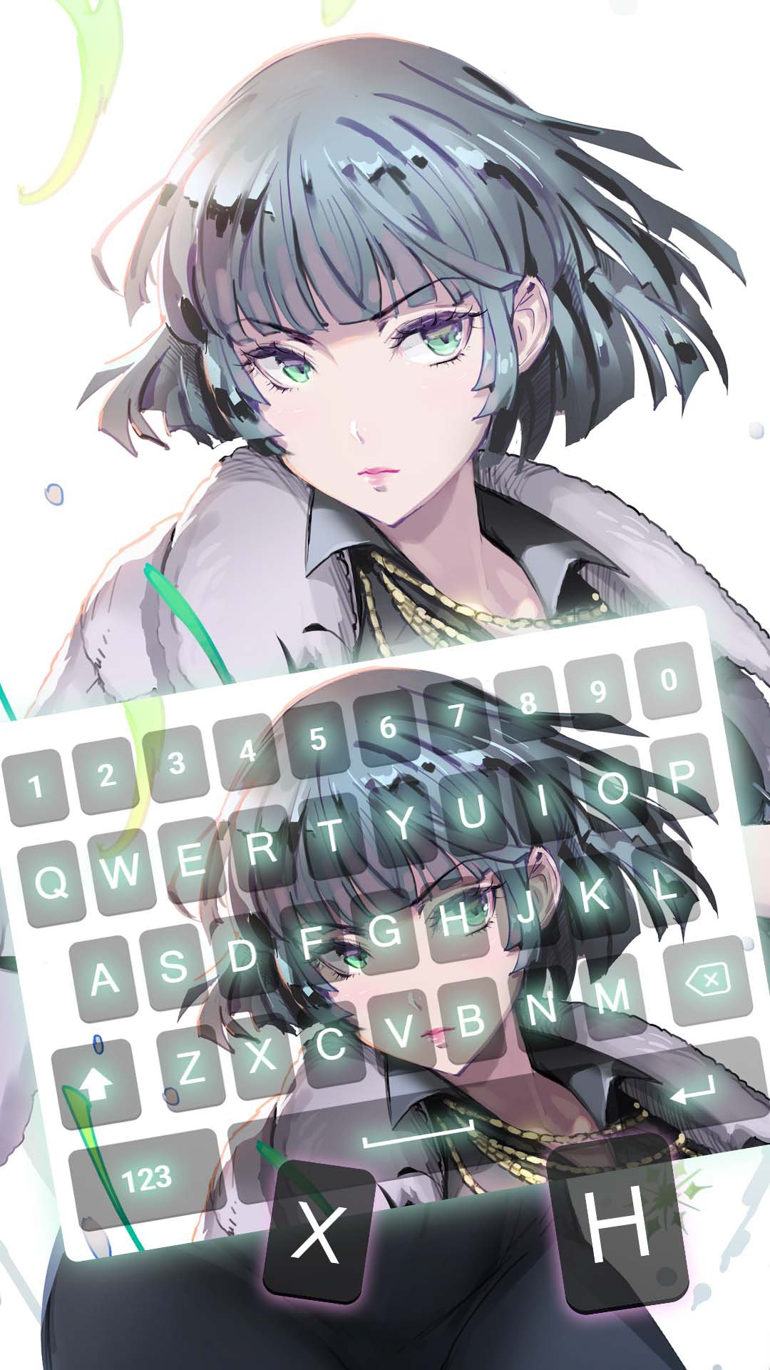 Android向けのFubuki OPM Keyboard Theme APKをダウンロードしましょう