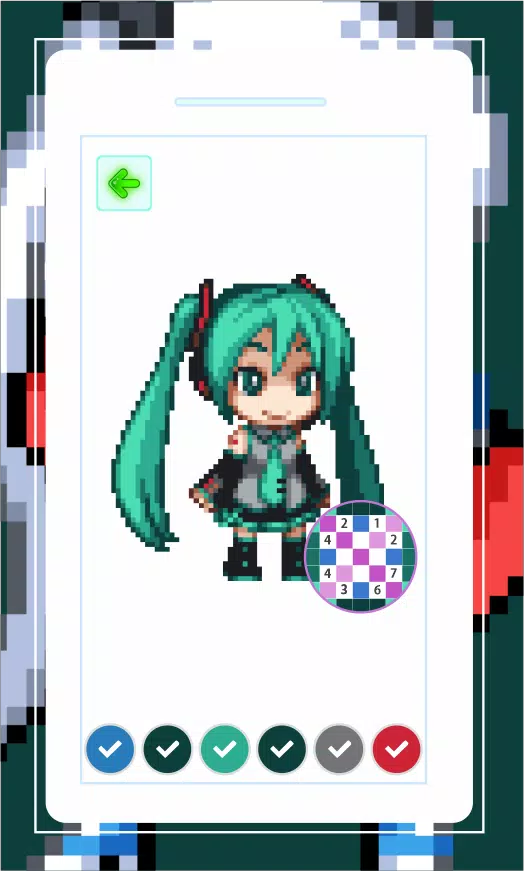 Minecraft Pixel Art Anime Chibi