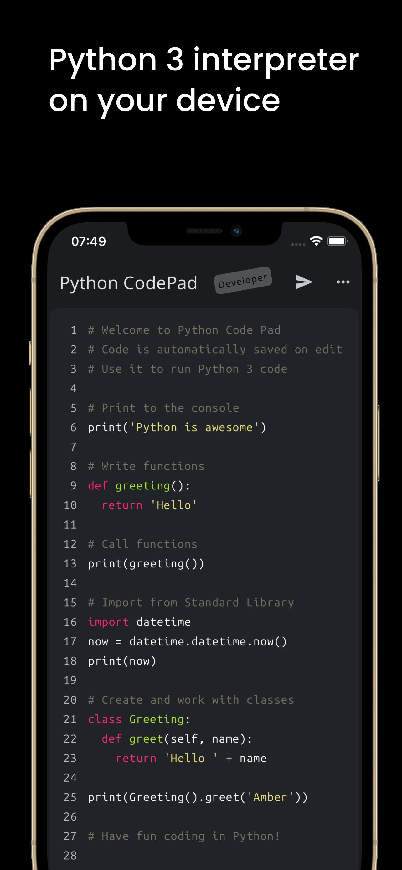 Python Code-Pad - Compiler&IDE APK for Android Download Python Code-Pad - Compiler&IDE APK for Android Download