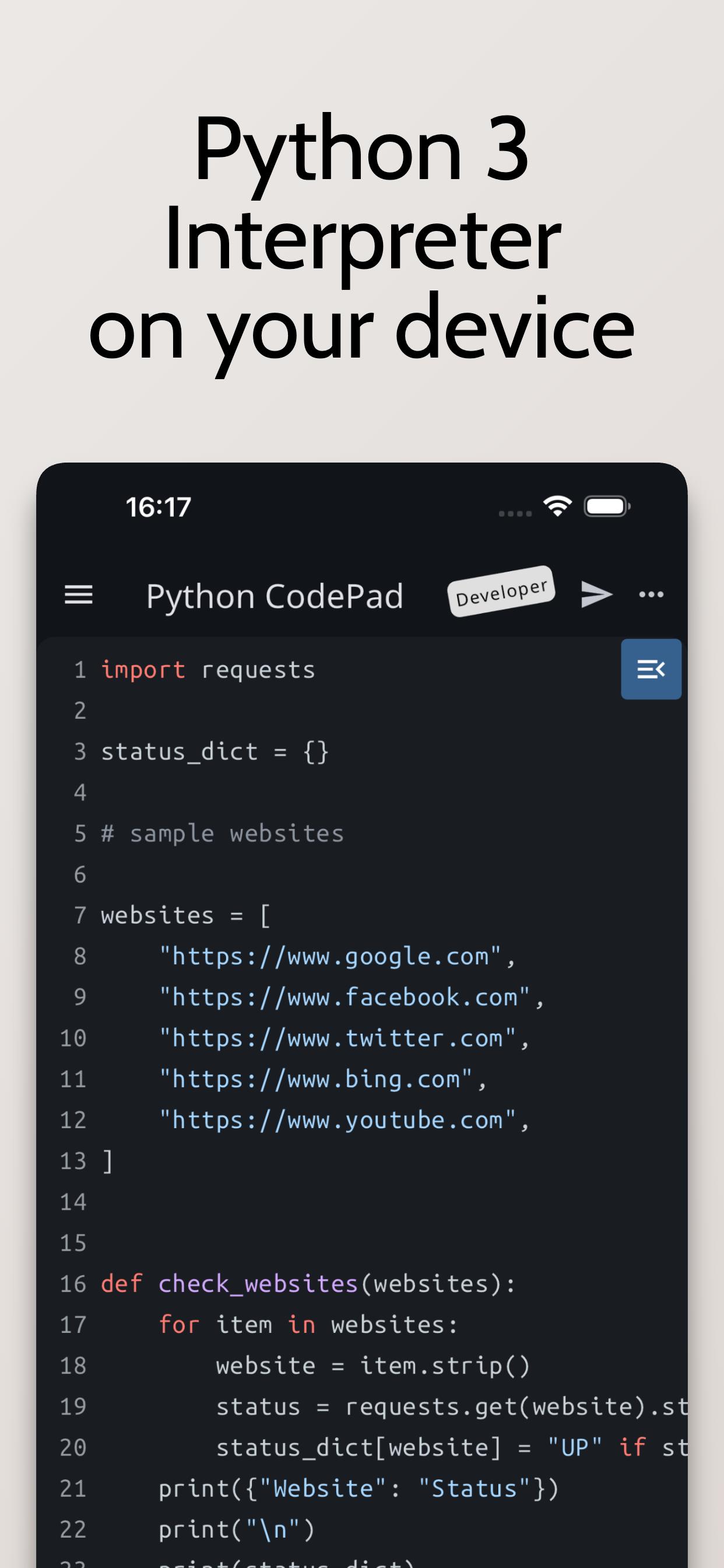 Python Code-Pad - Compiler&IDE APK for Android Download Python Code-Pad - Compiler&IDE APK for Android Download