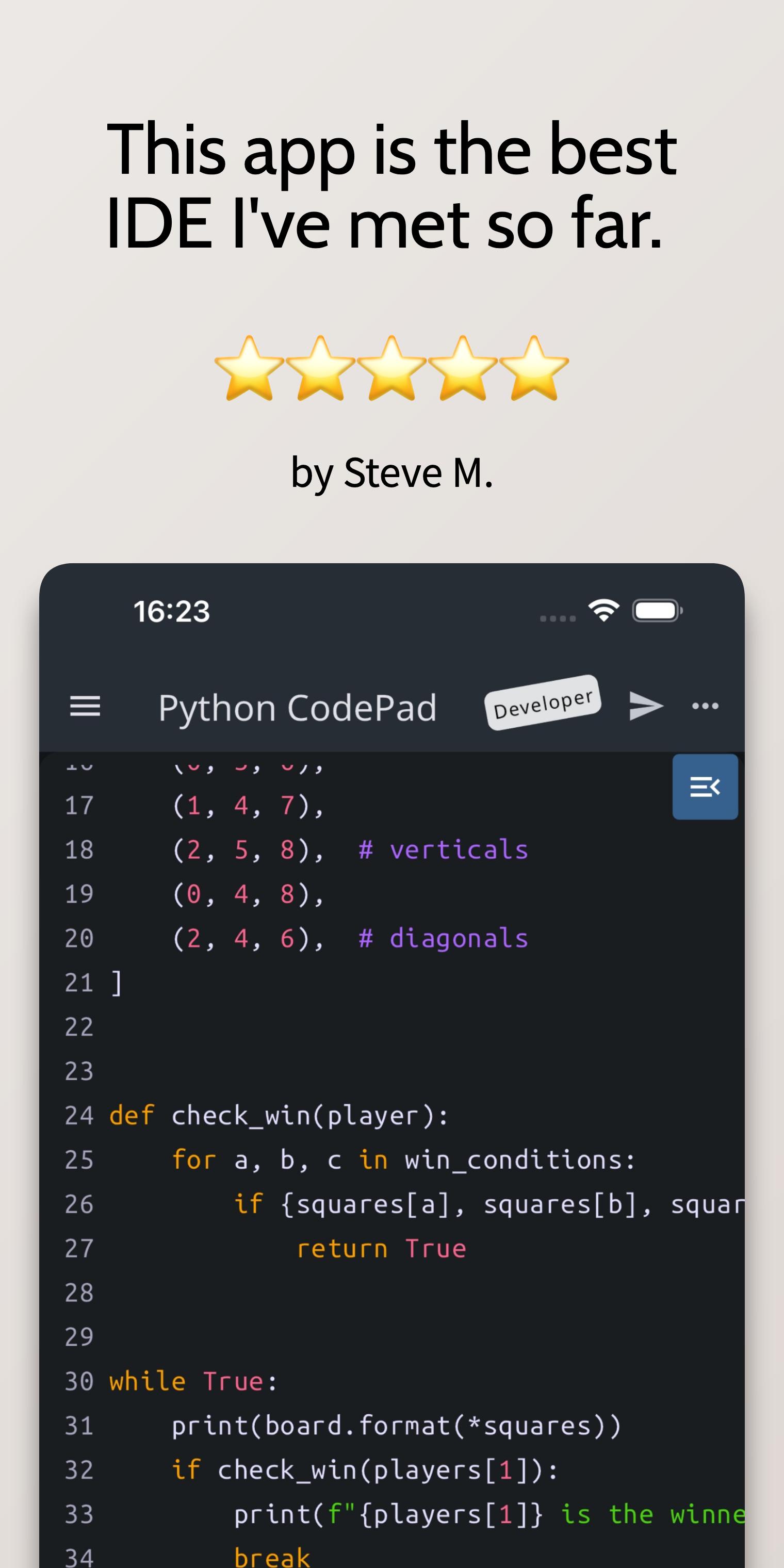 Python Coding Editor And Ide App Apk For Android Download