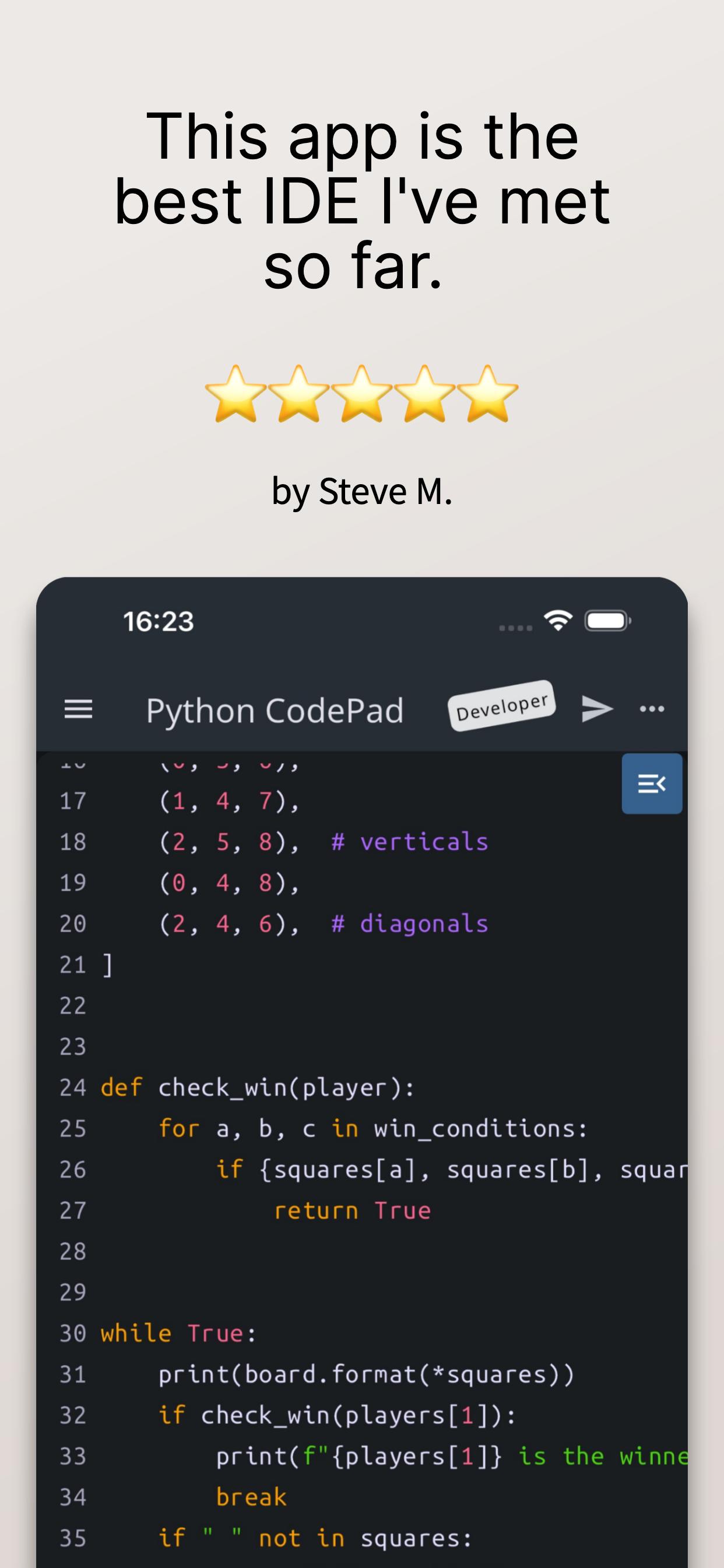 Python Coding Editor And Ide App Apk For Android Download
