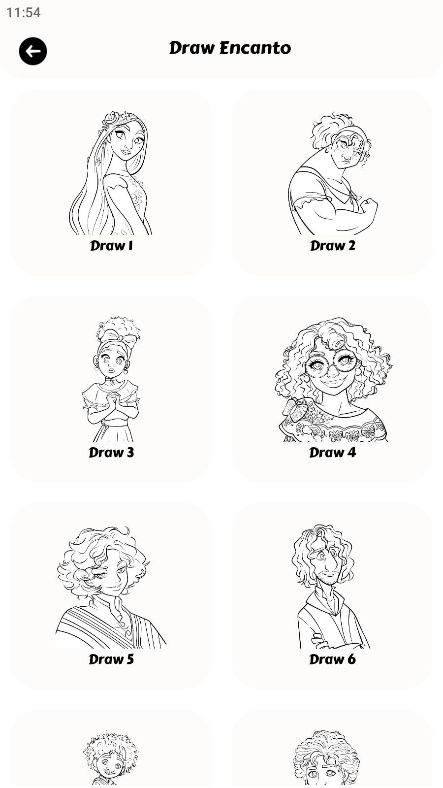 Draw: Encanto Characters Art APK للاندرويد تنزيل Draw: Encanto Characters Art APK للاندرويد تنزيل