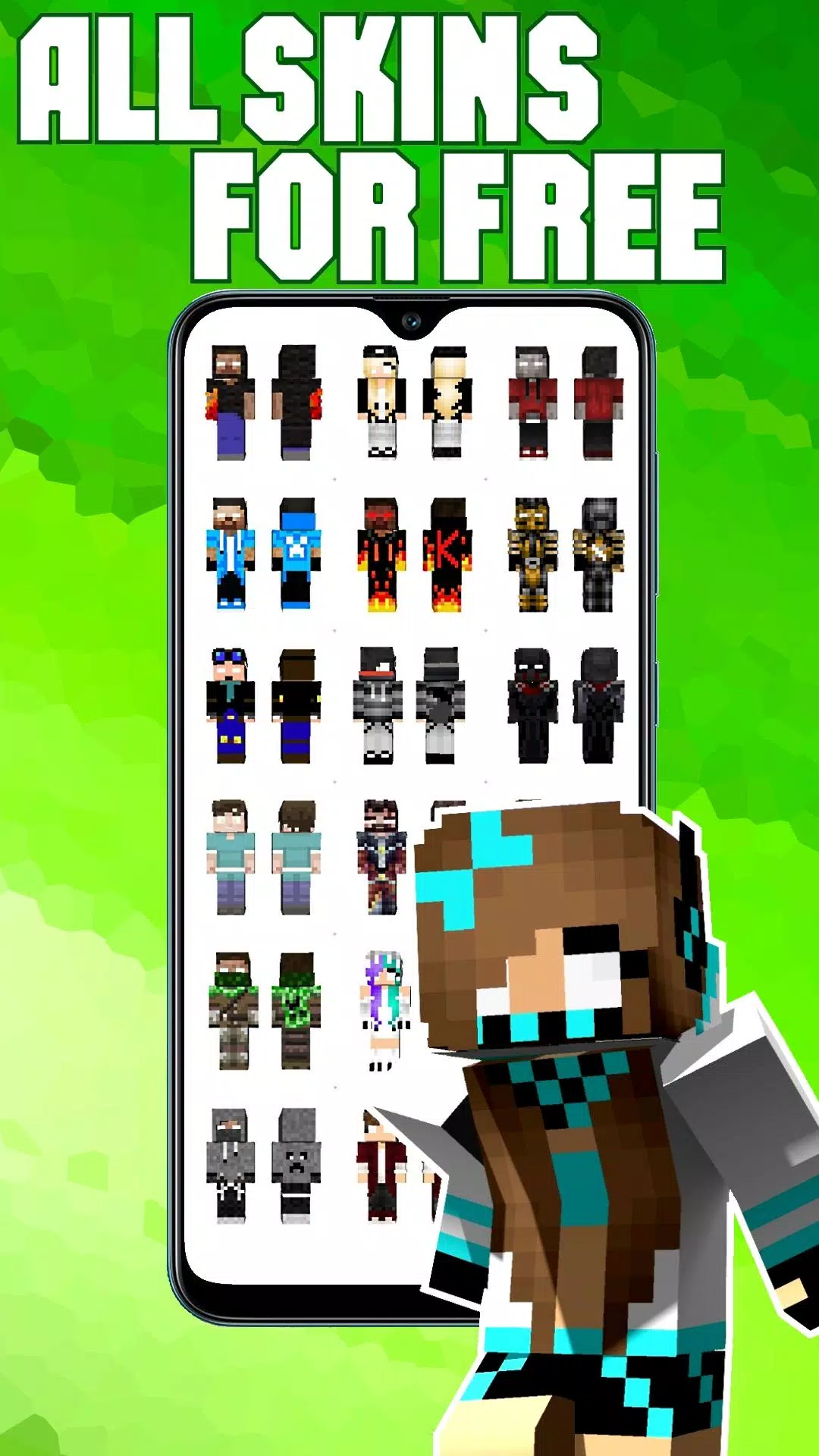 Minecraft Skins Herobrine Template