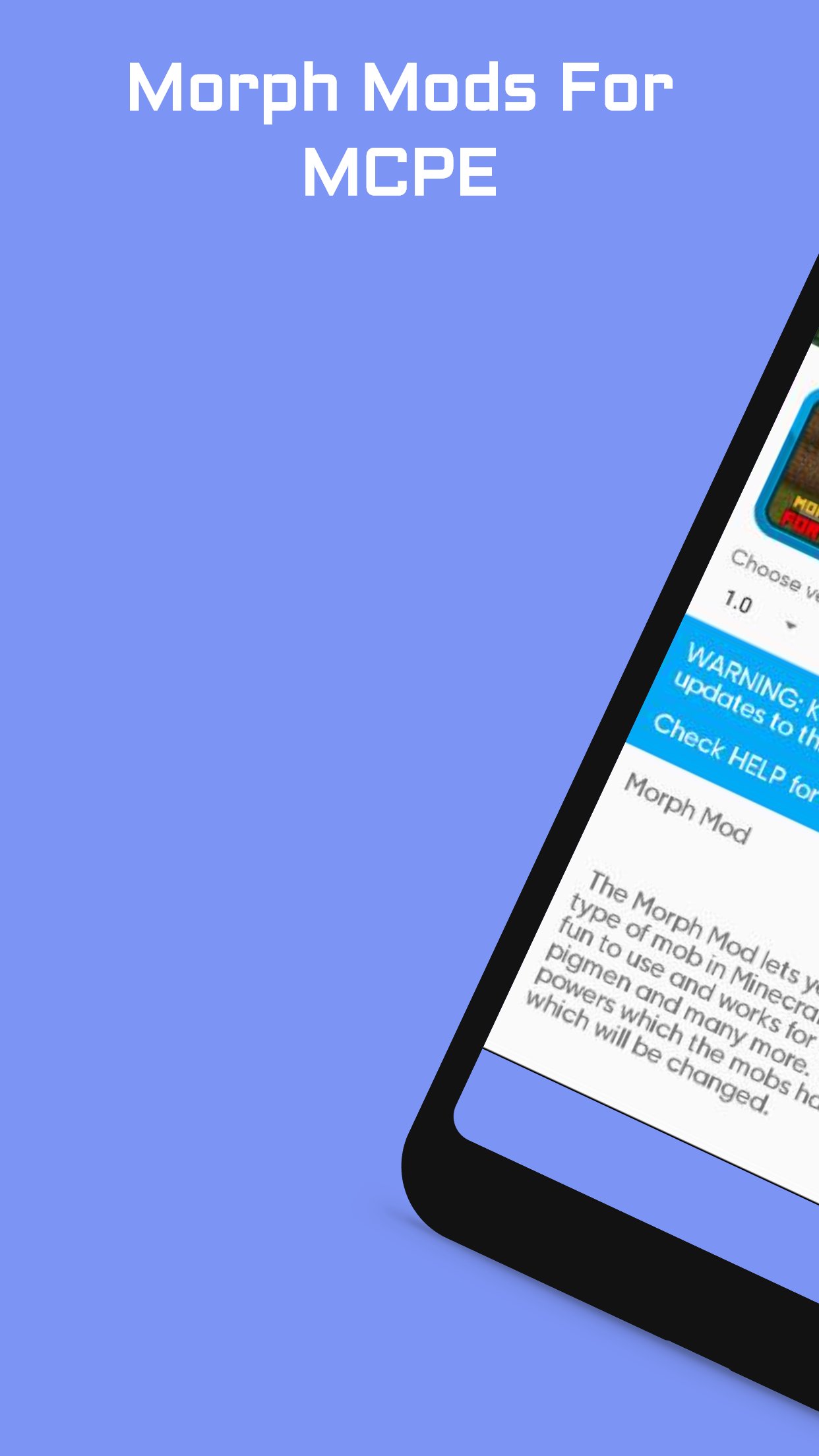 Morph Mod for MCPE APK for Android Download