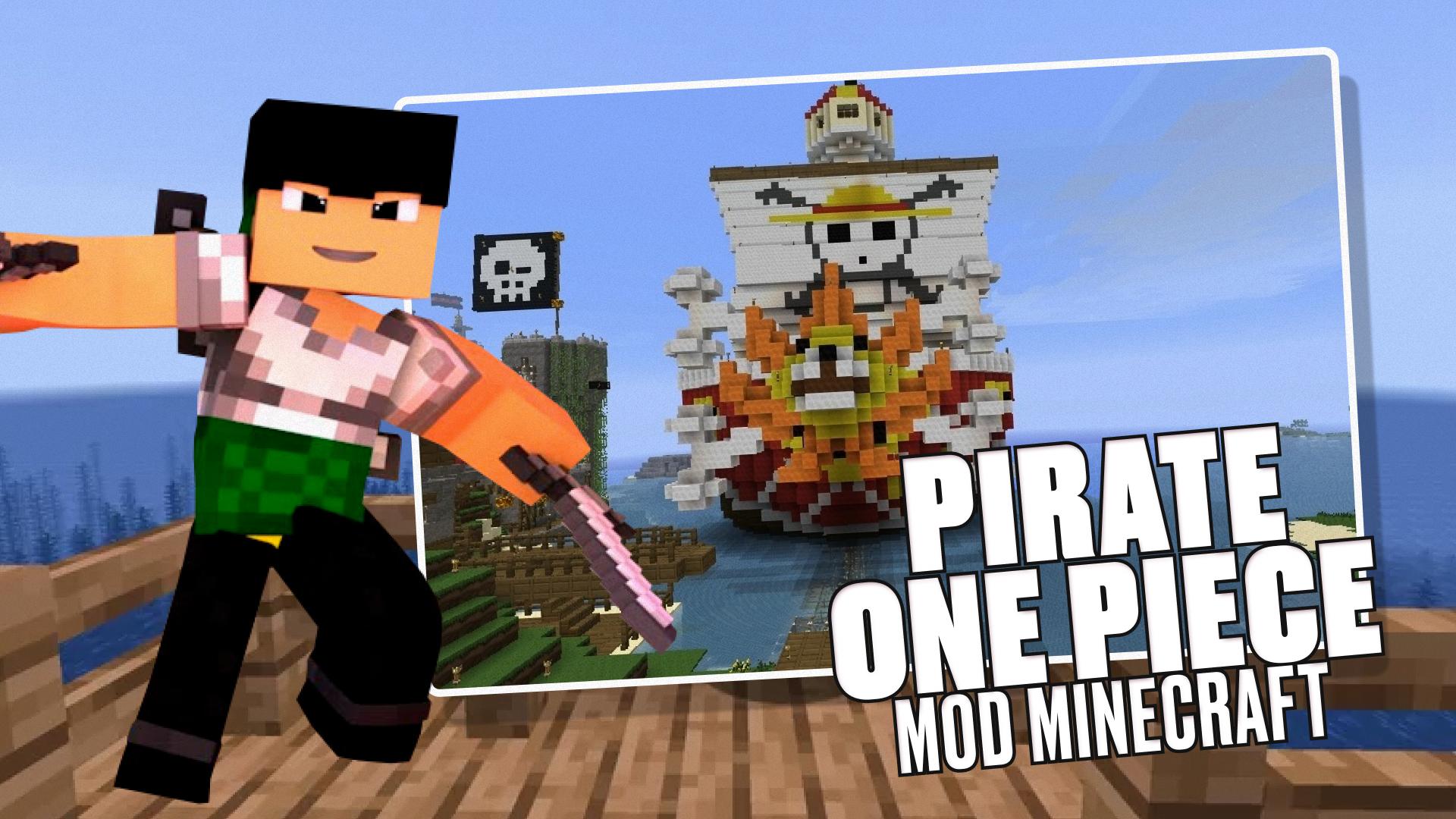 Скачать Pirate One Piece Mod Minecraft Apk для Android