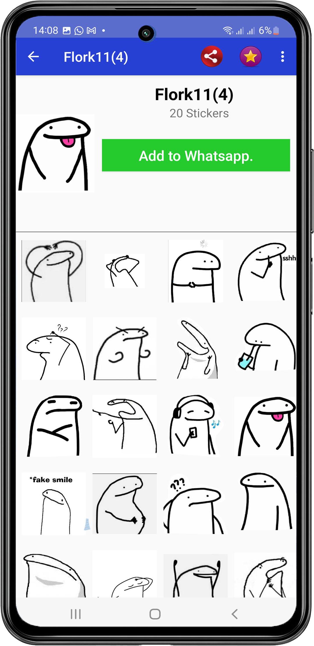 Stickers de Flork Memes APK do pobrania na Androida Stickers de Flork Memes APK do pobrania na Androida