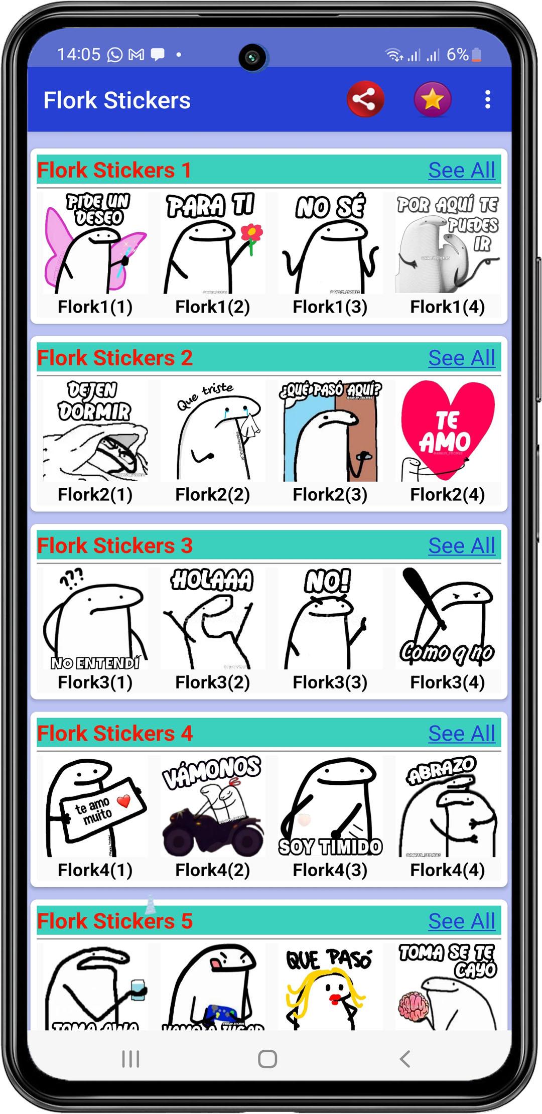 Stickers de Flork Memes APK للاندرويد تنزيل Stickers de Flork Memes APK للاندرويد تنزيل