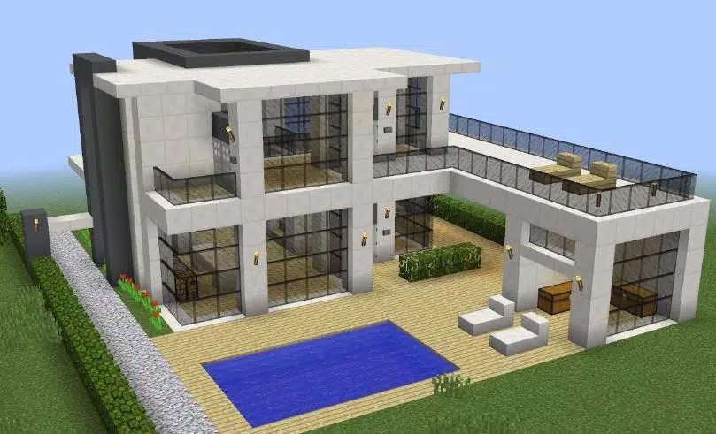 Minecraft Modern Evler