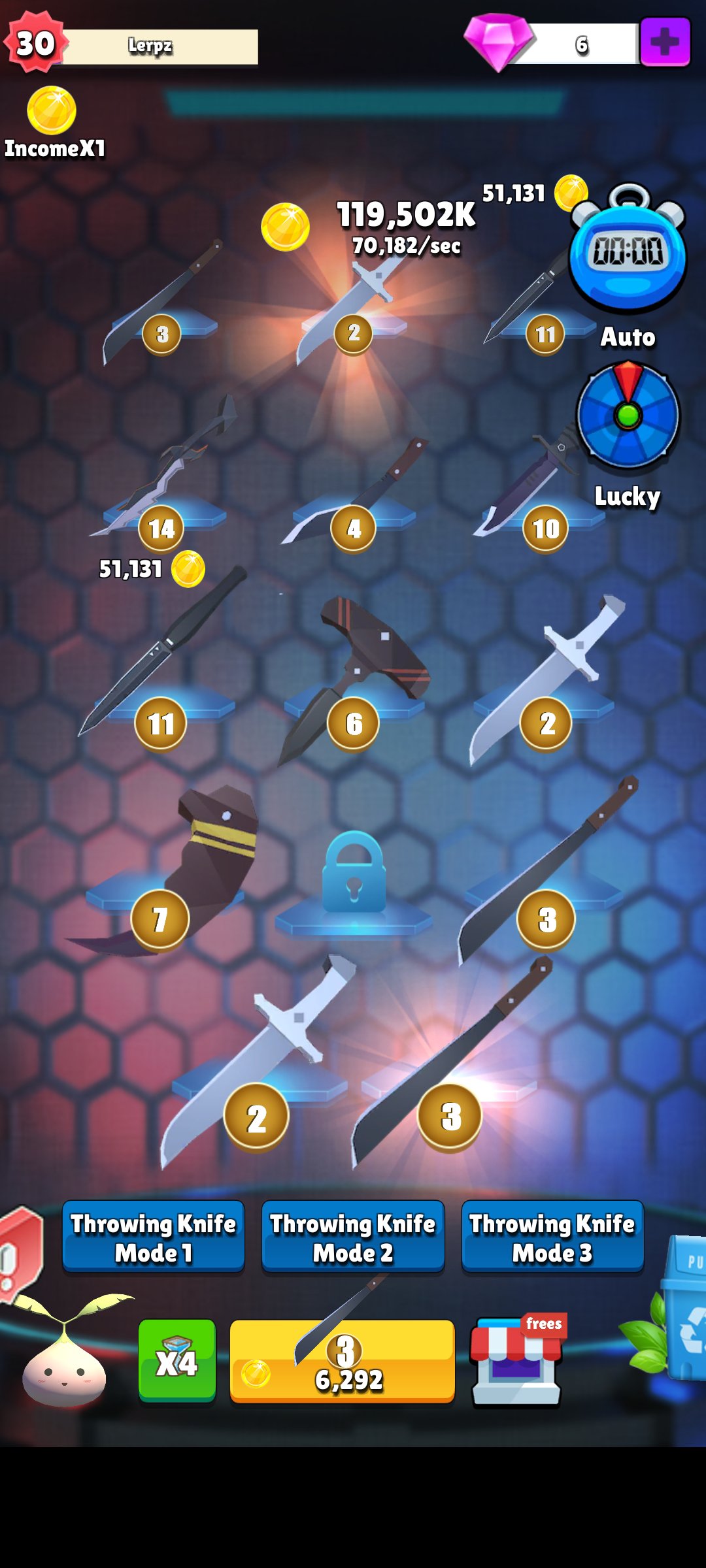 Merge Knife Idle APK for Android Download