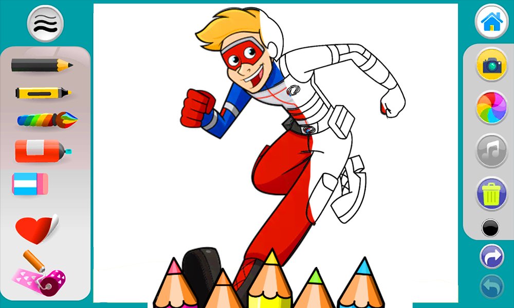 Captain Henry Danger Coloring APK for Android Download