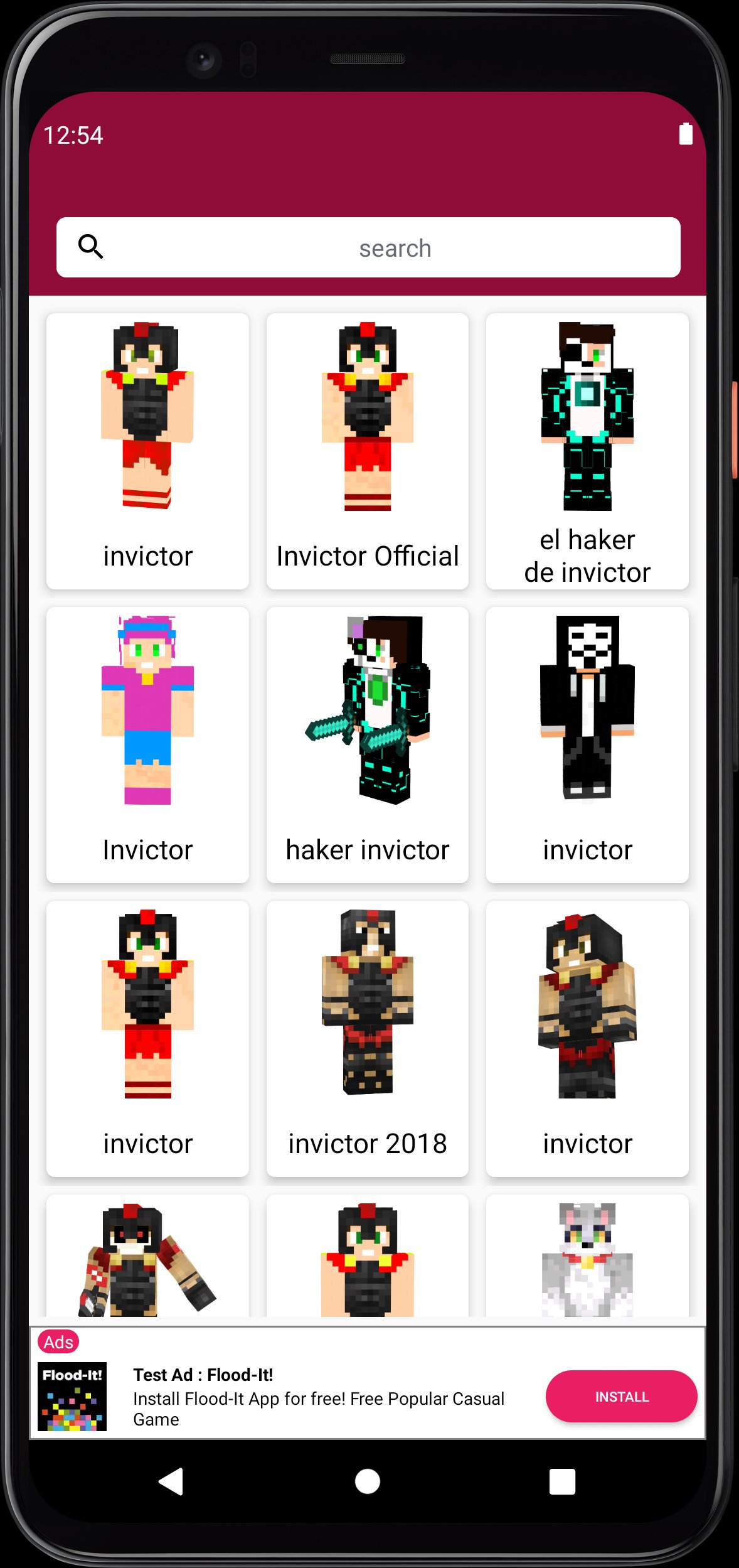 Skin de Invictor Minecraft APK for Android Download