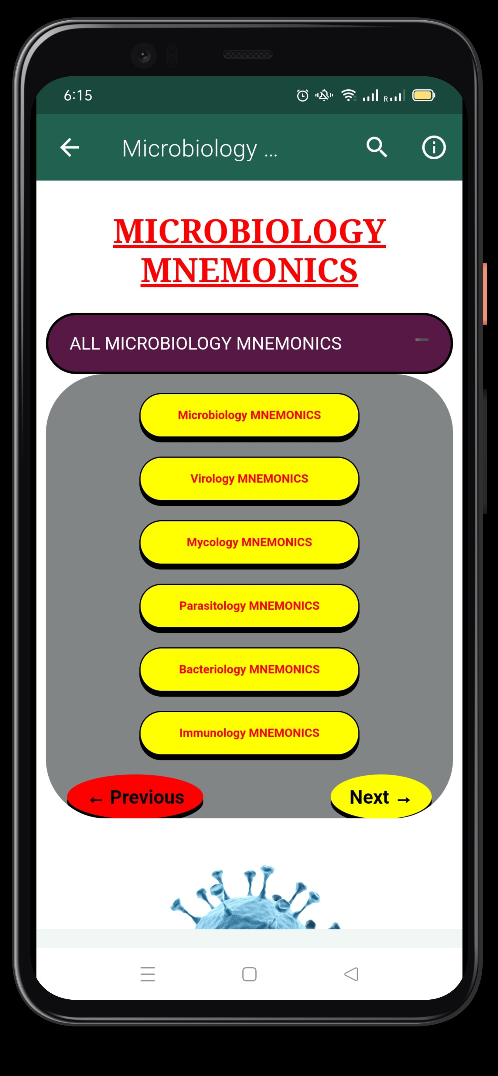 Скачать Microbiology Mnemonics APK для Android