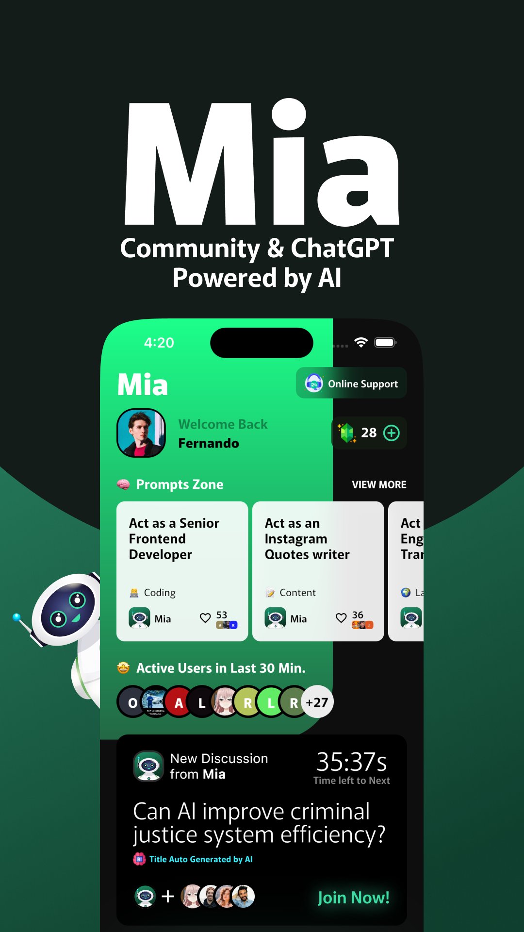 Download Mia - AI Community and ChatBot 1.6.1 APK for Android - Free and Safe Download