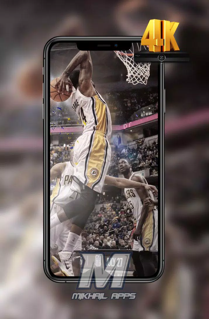 Paul George Dunk Wallpaper Hd