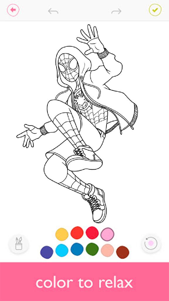 Download do APK de Miles Morales Coloring Book para Android Download do APK de Miles Morales Coloring Book para Android