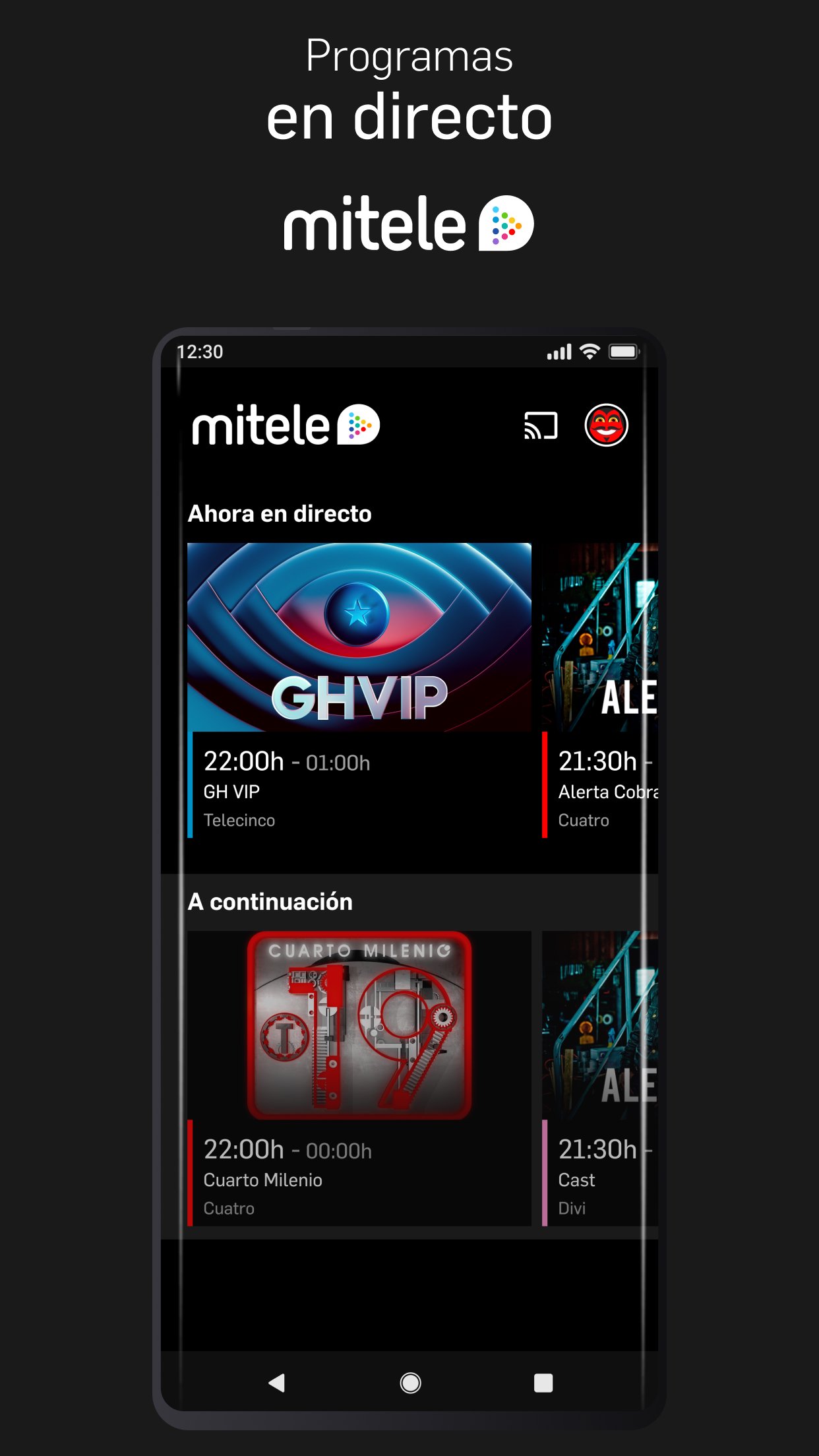 Descargar Mitele - TV a la carta APK Última Versión 6.20.1-pro para Android