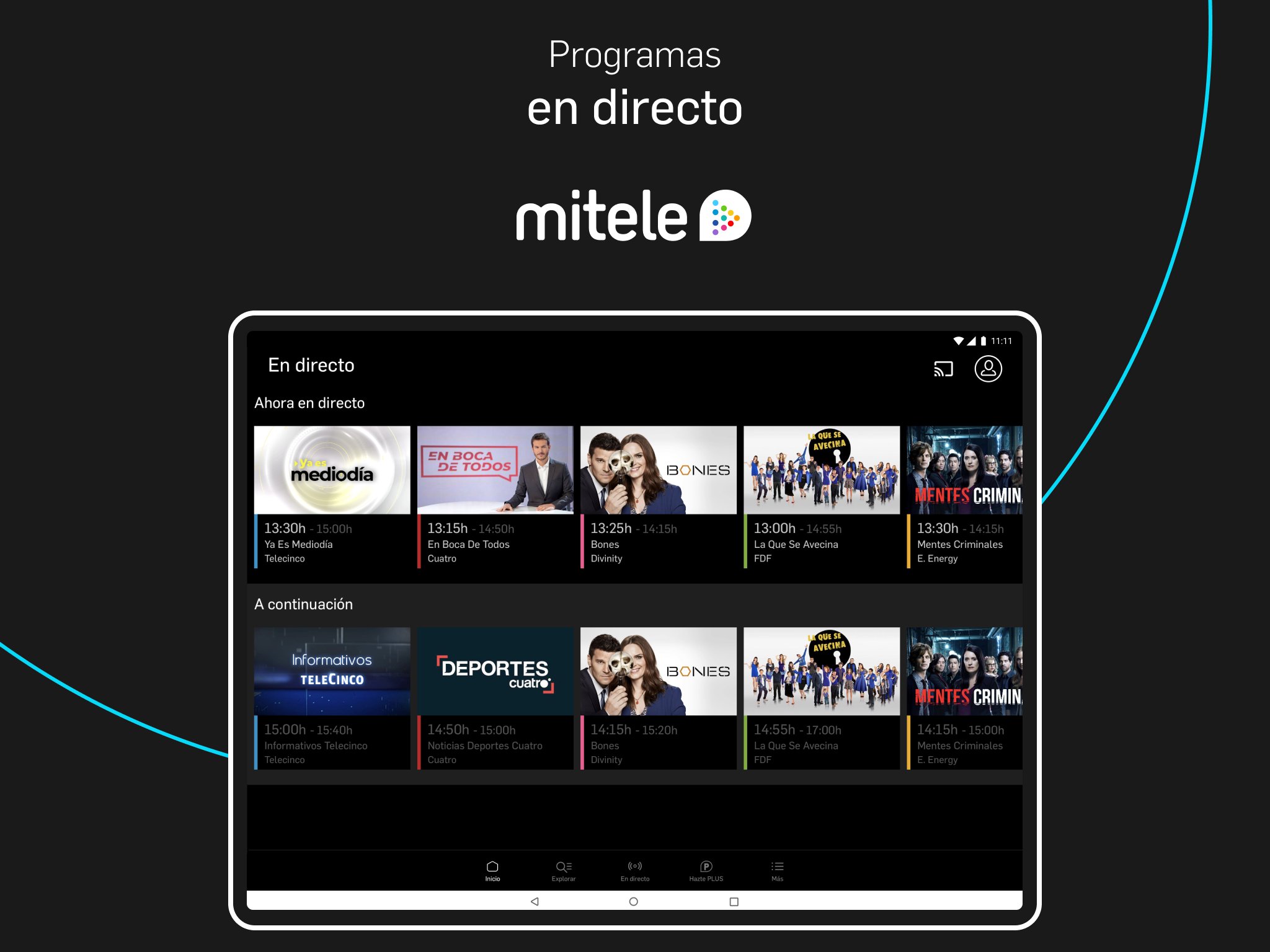 Descarga de APK de Mitele - TV a la carta para Android