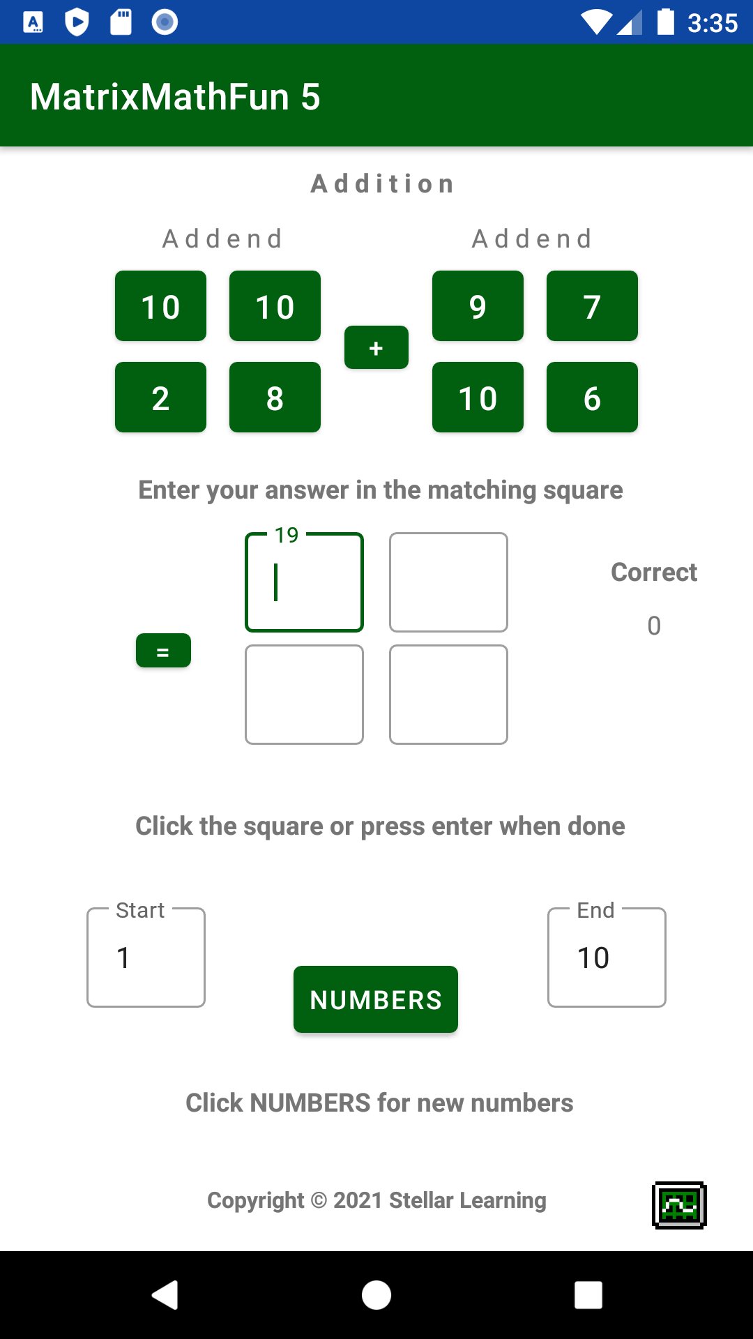Matrix Math Fun 5 Latest Version 5.0 for Android