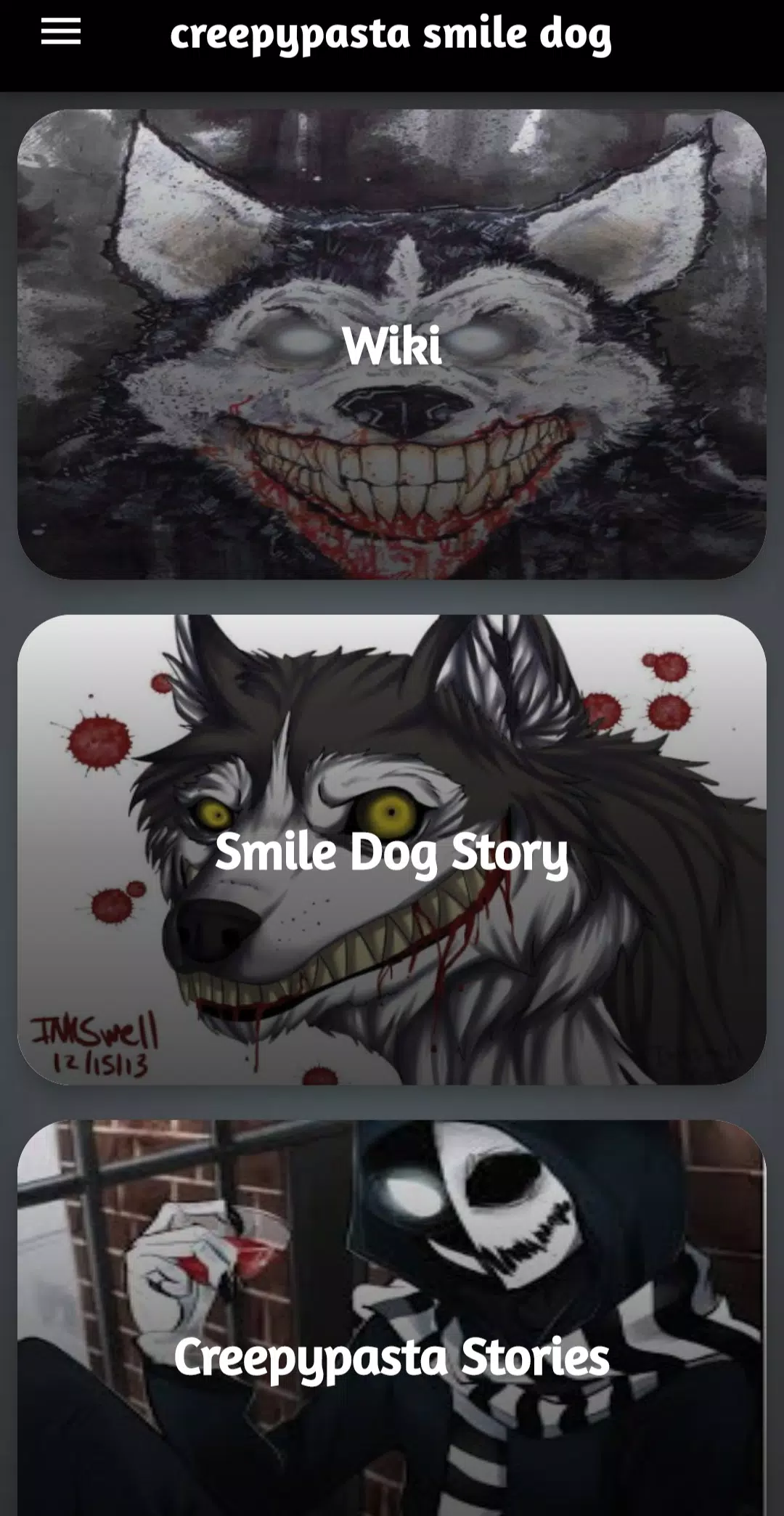 Creepypasta Smile Dog Story