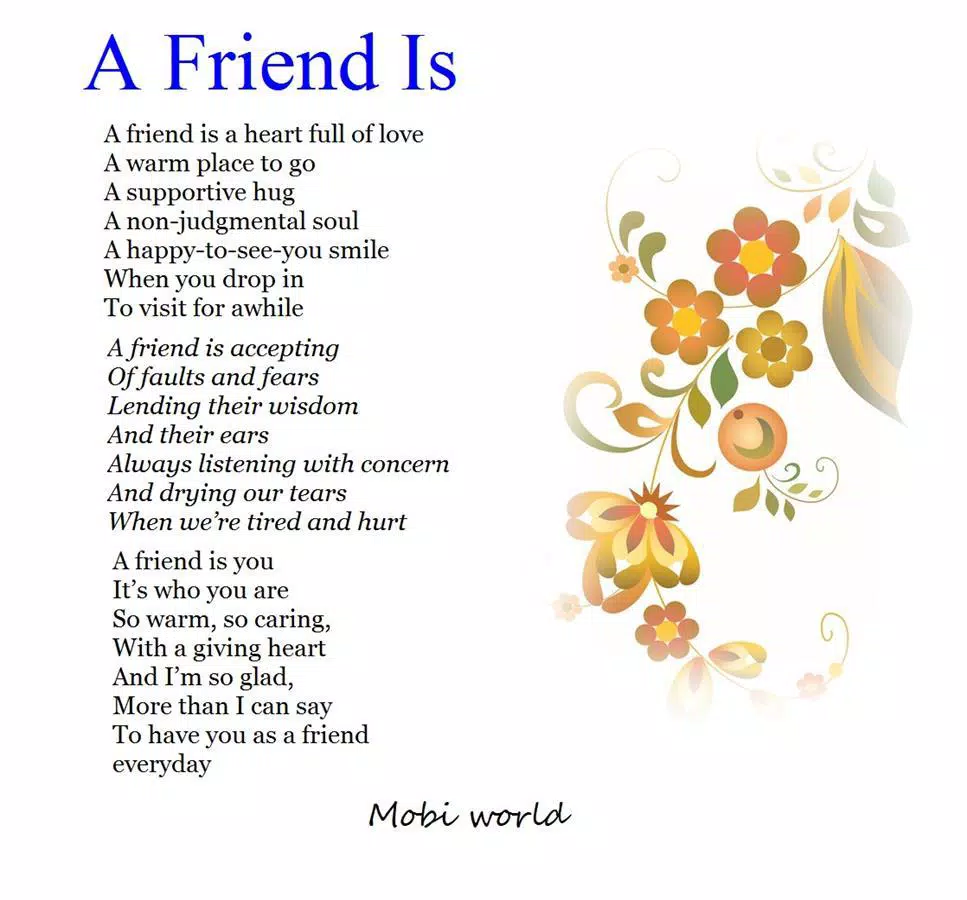 Images Of Friendship Poems