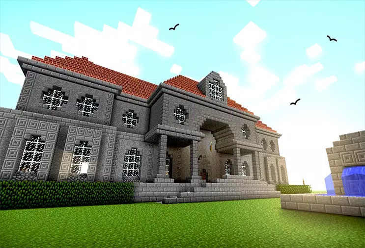 Modern Stone House Minecraft