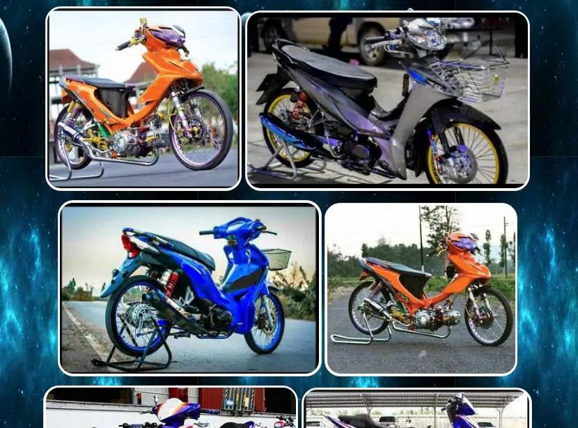 Motor Honda Revo Modifikasi