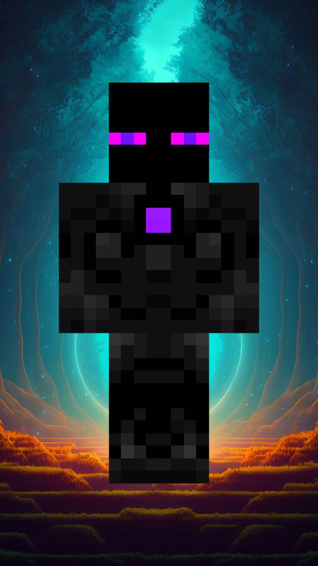 Minecraft Enderman Logo