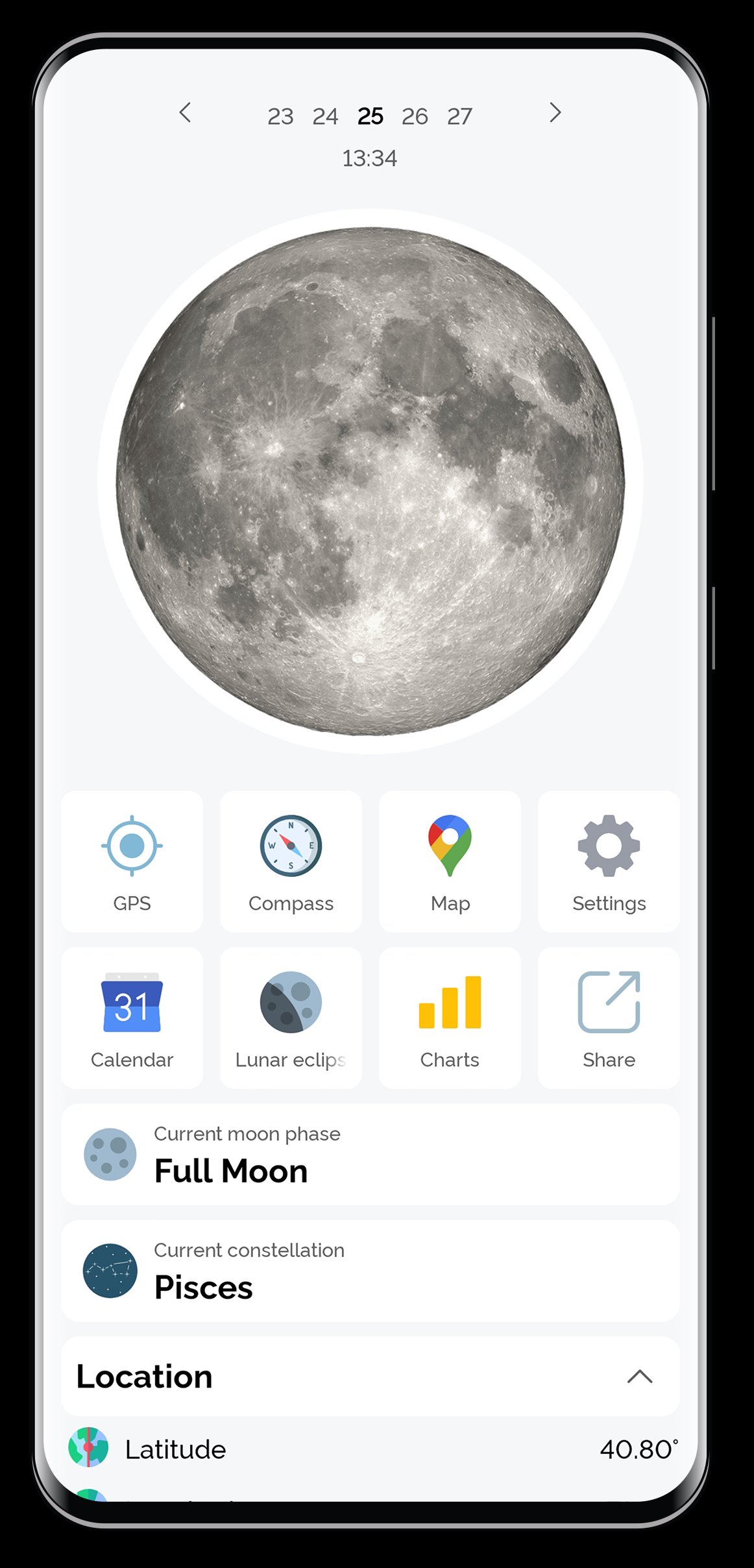 Descargar Moon Tracker APK para Android - Última Versión
