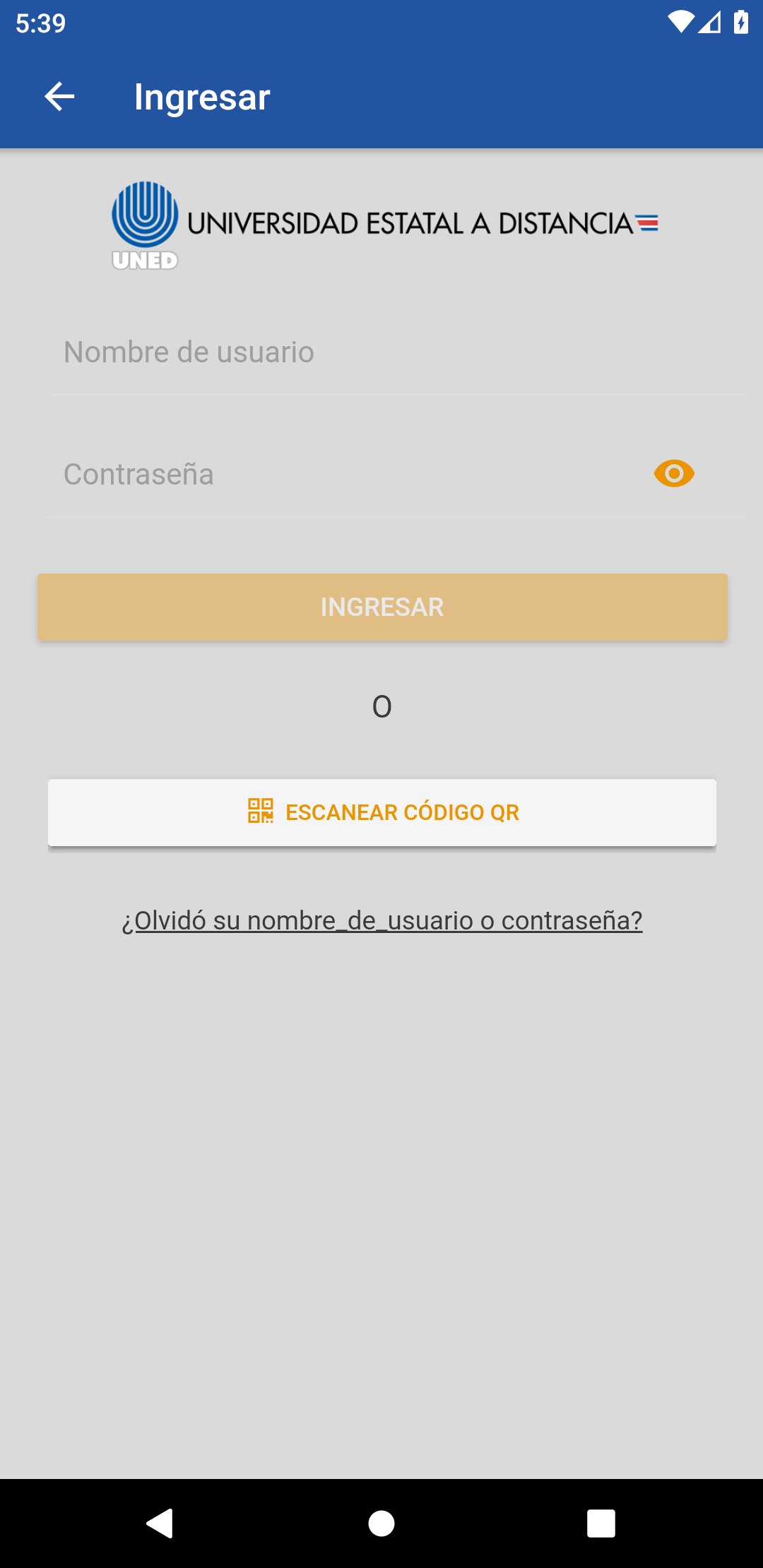 Descarga de APK de Campus Virtual UNED para Android